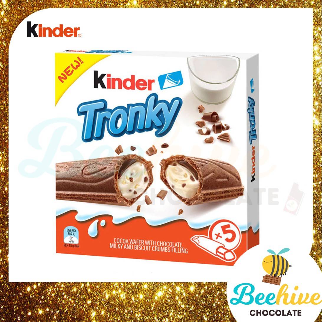 Kinder Tronky Cocoa Wafer with Chocolate 5x18g 90g Kinder Tronky Cocoa Wafer with Chocolate 5x18g 90g